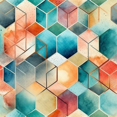 Premium Ai Image A Close Up Of A Colorful Background With A Lot Of Cubes Generative Ai