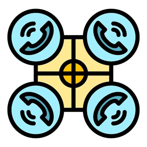 Premium Vector Business Agent Scheme Icon Outline Business Agent Scheme Vector Icon Color Flat