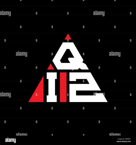 Qiz Triangle Letter Logo Design With Triangle Shape Qiz Triangle Logo Design Monogram Qiz