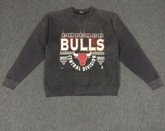 Vintage 90s Chicago Bulls Nba Basketball Vintage Hanes Black