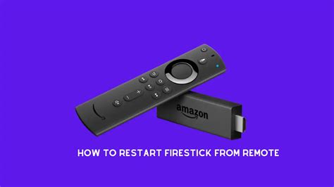 How To Restart Firestick From Remote Last Update 2024