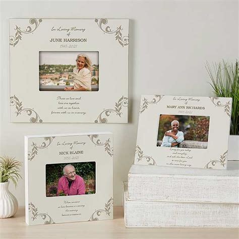 Personalized Memorial Picture Frame In Loving Memory