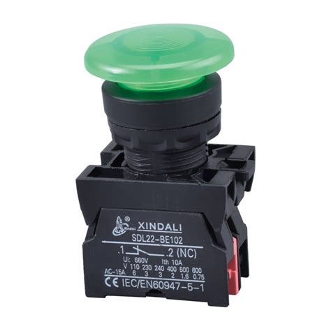 Xdl22 Ewc32 LED Push Button Switch Waterproof Emergency Stop Switch Push Button Switch And