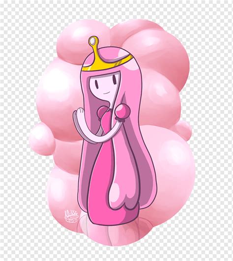 Cartoon Pink M Character Figurine Princess Bubblegum Cartoon