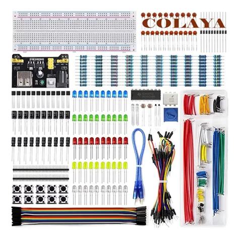 Kit Componentes Electrónicos Para Arduino Raspberry Pi Meses Sin Interés