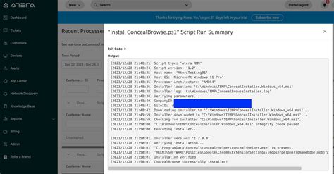 Deploy Concealbrowse On Windows 10 Using Atera Rmm Conceal