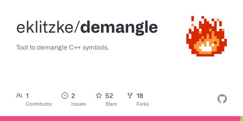 Github Eklitzkedemangle Tool To Demangle C Symbols