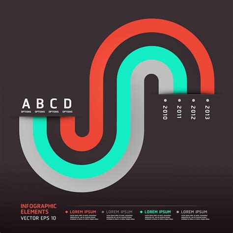 Premium Vector Modern Arrow Circle Step Up Options Workflow Layout Diagram Number Options