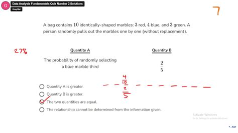 Why Is The Answer C Here Gregmat Data Analysis Quiz 2 R Gre