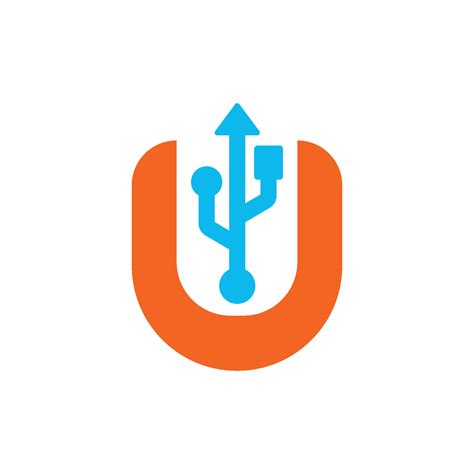 Usb Data Transfer Logo Vector Template 39859075 Vector Art At Vecteezy