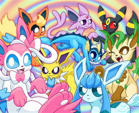 Eeveelutions 2025 By Kitsune Rokko On Deviantart
