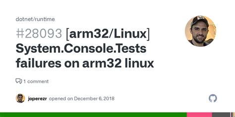 Arm Linux System Console Tests Failures On Arm Linux Issue Dotnet Runtime Github