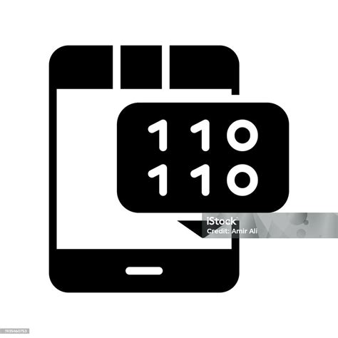 Binary Messages Icon Stock Illustration Download Image Now Binary