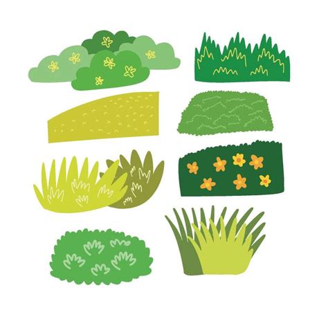 Grass Plan View Vector Art Icons And Graphics For Free Download