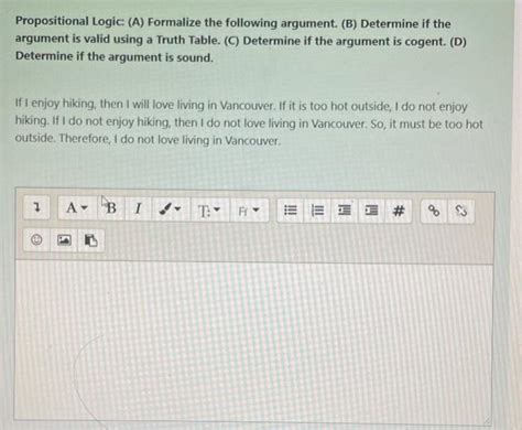 Propositional Logic A Formalize The Following