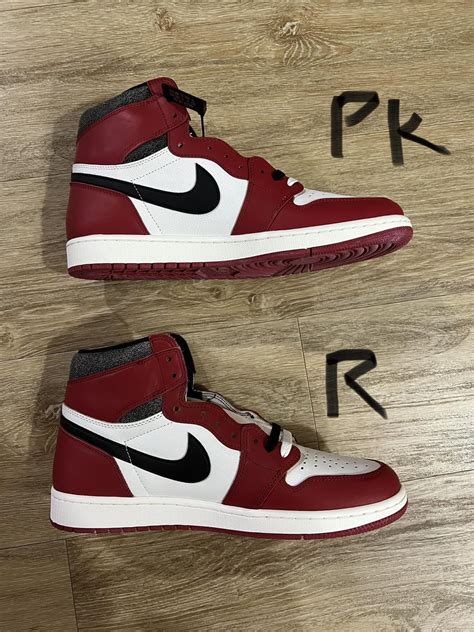 Retail Vs Rep Air Jordan 1 Chicago Lost And Found Rrepweidiansneakers
