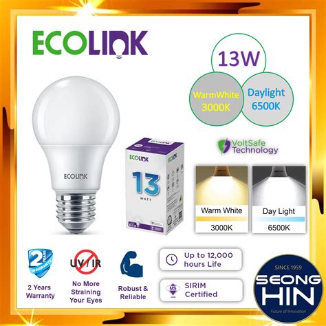 Ecolink W LED Bulb E Daylight K Warmwhite K By Philips Mentol LED OSRAM LEDVANCE