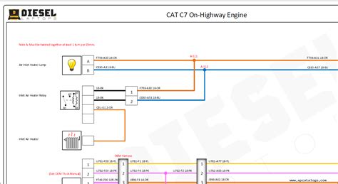 Cat C7 Engine C7s300 Up Electrical Circuit Diagram