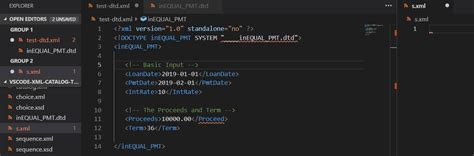 XML Did Not Validate When Bounded DTD File Was Not Found Issue Redhat Developer Vscode