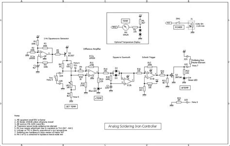 Hakko 936 Gordak 952 Diy Analog Soldering Station Schematic Pdf