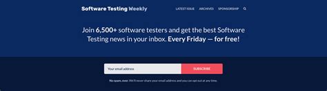 The Best Software Testing Newsletters For Qa In 2023