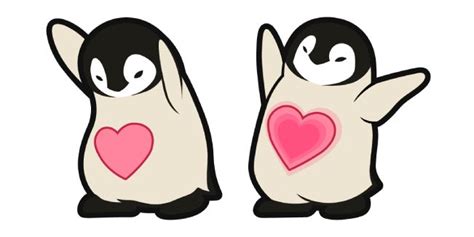 Cute Penguin cursor Custom Cursor en Pingüinos lindos Funny Extensiones