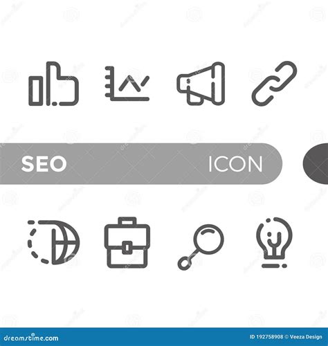 Compilation Line Icons Collection Collection Assortment Selection