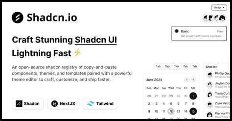 Free React Ui Components Shadcnui Registry