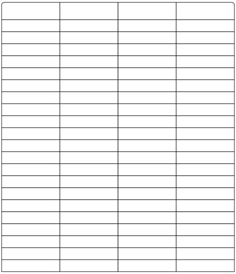 Free Printable 4 Column Ledger Paper Free Printables