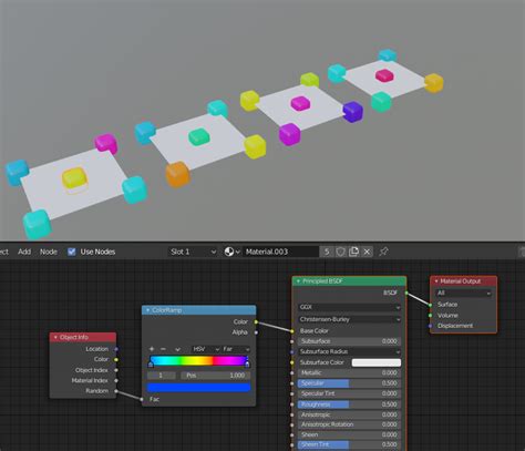 How To Assign Different Material For Instance Objects Blender Stack Exchange