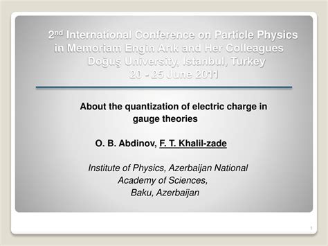 Ppt About The Quantization Of Electric Charge In Powerpoint