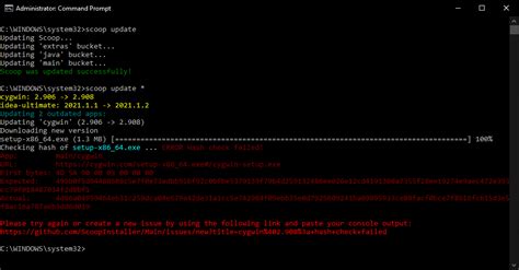 Cygwin2908 Hash Check Failed · Issue 2270 · Scoopinstallermain · Github