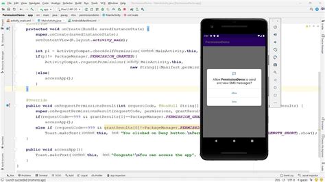 Android Java Steps To Request Check For Permission Practical Demo YouTube