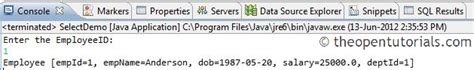 How To Retrieve A Row From Mysql Using Jdbc Ibytecode Technologies