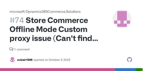 Store Commerce Offline Mode Custom Proxy Issue Cant Find Manager