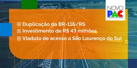 Dnit Entrega Viaduto Da Br 116rs No Acesso A São Lourenço Do Sul