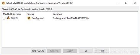 vivado system generator 不支持新版matlab 解决办法 vivado2018 3不支持matlab2022 csdn博客