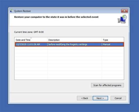 How To Enable System Protection Create System Restore Point And Undo