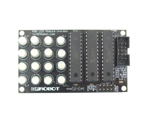 Dfrobot Arduino Compatible 4 4 Rgb Led Module Interactive Media Full Inkocean Technologies