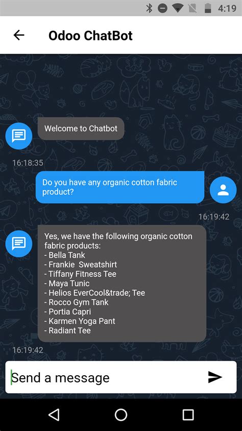 odoo mobile commerce ai chatbot using chatgpt and llama 3
