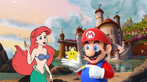 Ariel Meets Mario By Spongebobnintendo20 On Deviantart