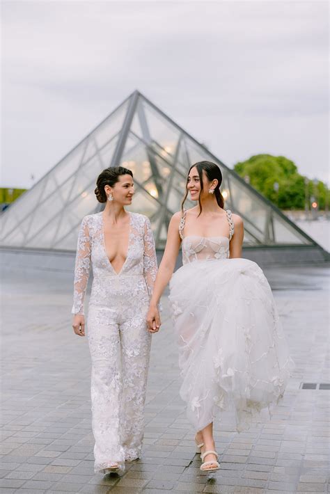 Romantic Same Sex Pre Wedding Session In Paris Larisa Shorina