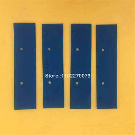 Epson Dx5 Dx7 더블 프린트 헤드 용 소프트 고무 와이퍼 4 개 프린트 헤드 2 개 에코 솔벤트 프린터 클리닝 와이퍼 클리너 블레이드 90mm X 22mm