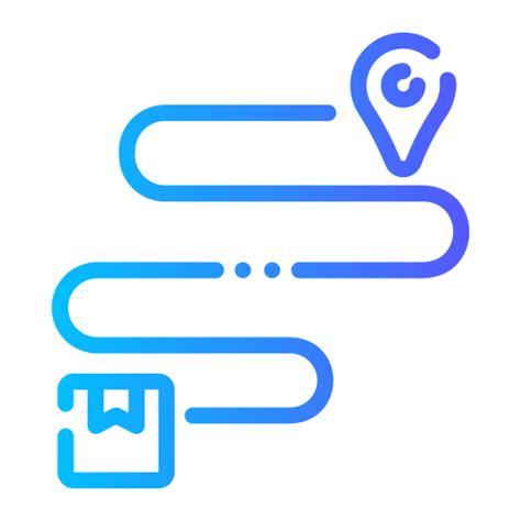 tracking generic gradient outline icon