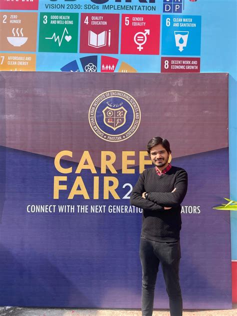 Muhammad Ahmad Amjad On Linkedin Giki Careerfair Gratitude Networkingjourney Giki