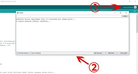 Arduino Seri Haberleşme Ders 5 Karaşimşek Hız Ayarı Arduino Atölyesi