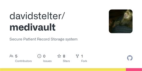 GitHub Davidstelter Medivault Secure Patient Record Storage System