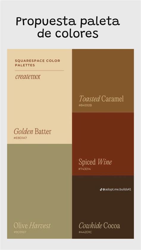 Paleta De Color Para Cafeteria