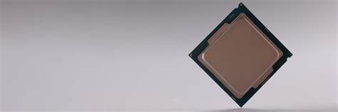 Premium Photo Central Processing Unit Processor Chip On Grey Background