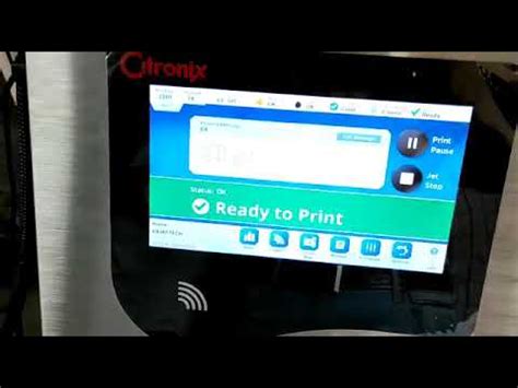 Citronix Inkjet Printer YouTube